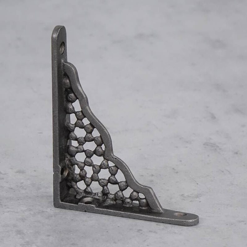 Cast Iron Shelf Bracket, Antique Iron Shelf Bracket, Rustic Cast Iron ...