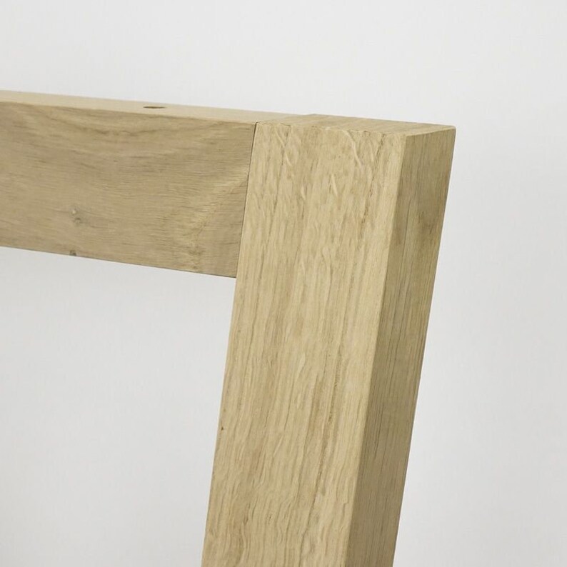 Oak Table Legs for Writing Desk, Wooden Table Legs for Dining Table ...
