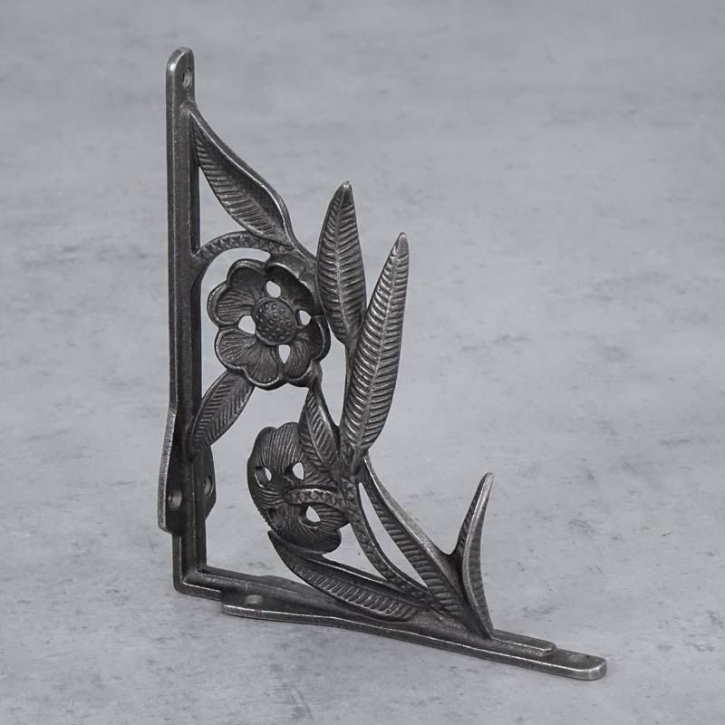 Cast Iron Shelf Bracket, Antique Iron Shelf Bracket, Rustic Cast Iron ...