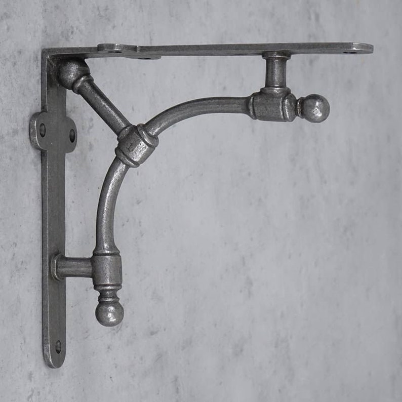 Cast Iron Shelf Bracket, Antique Iron Shelf Bracket, Rustic Cast Iron ...