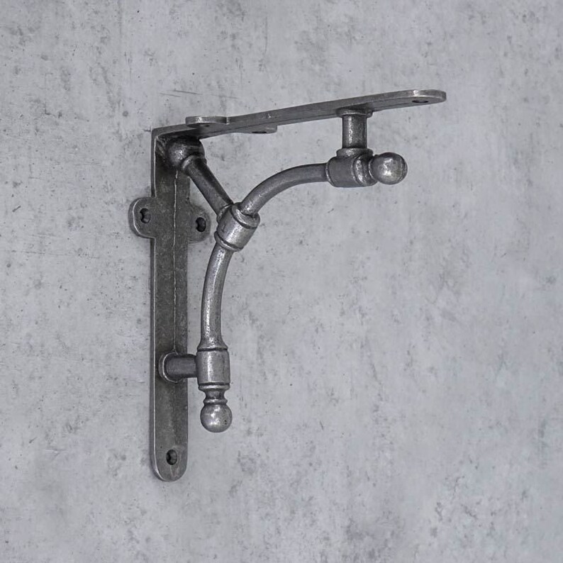 Cast Iron Shelf Bracket, Antique Iron Shelf Bracket, Rustic Cast Iron ...