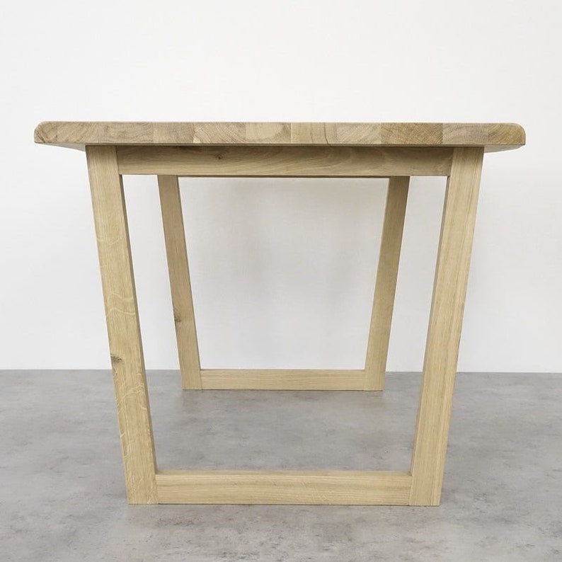 Oak Table Legs for Writing Desk, Wooden Table Legs for Dining Table ...