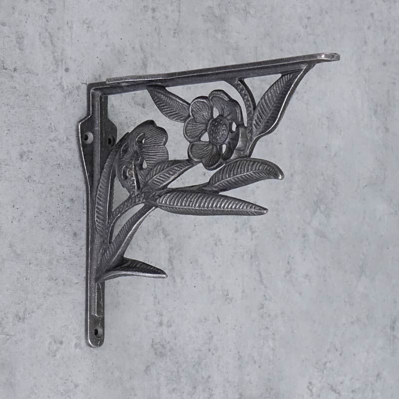 Cast Iron Shelf Bracket, Antique Iron Shelf Bracket, Rustic Cast Iron ...
