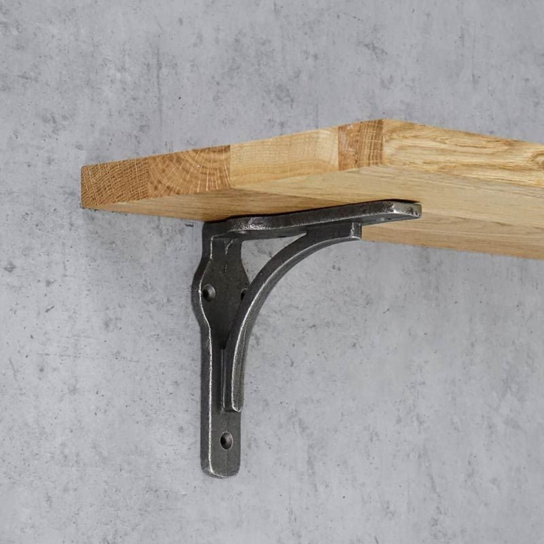 Cast Iron Shelf Bracket, Antique Iron Shelf Bracket, Rustic Cast Iron ...