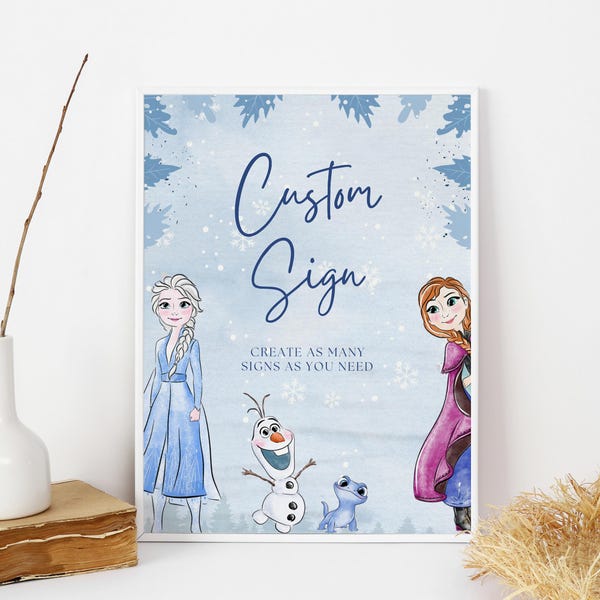 Frozen Decoration - Etsy