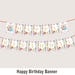 Princess Birthday Banner Princess Happy Birthday Decorations Princess ...