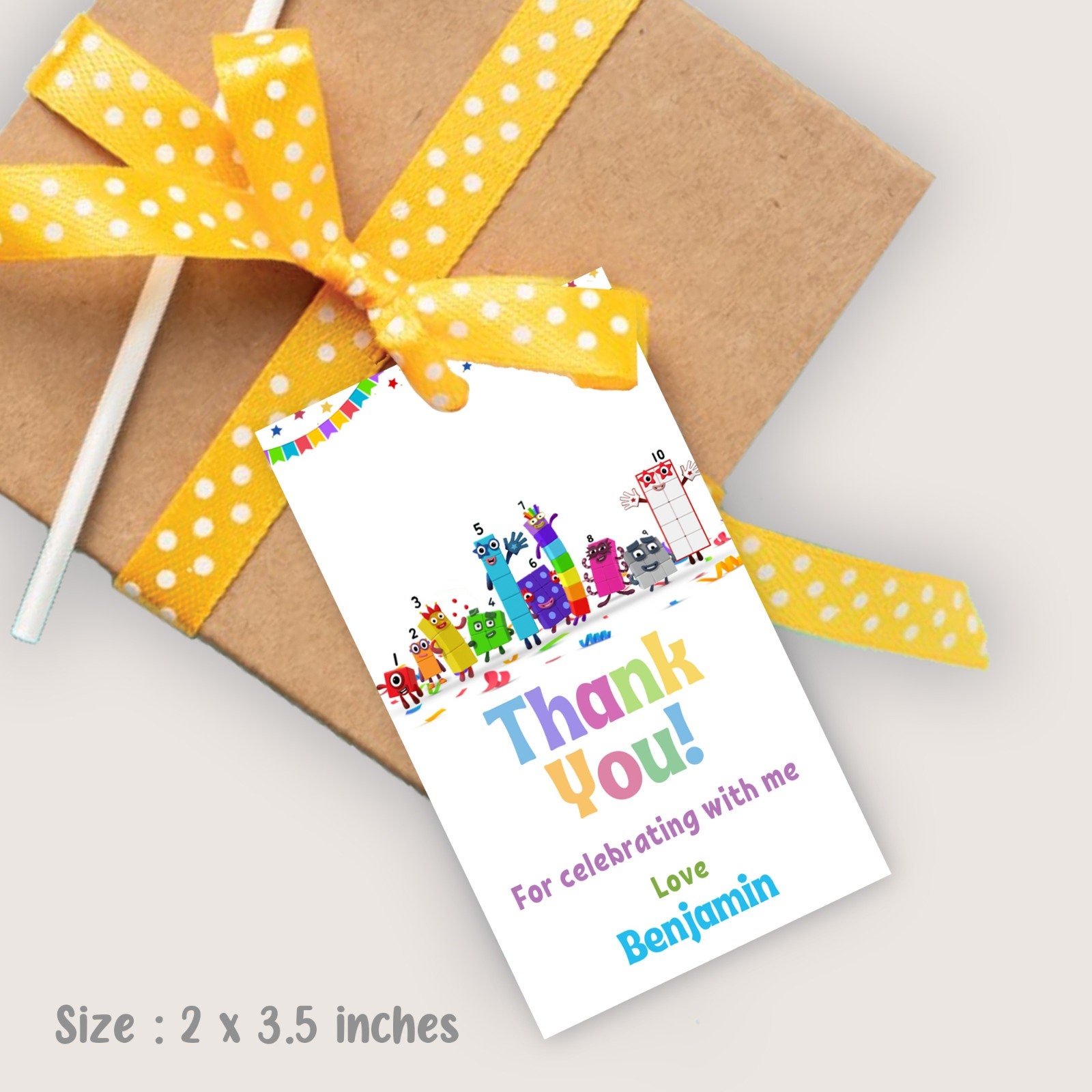 Numberblocks Favor Tags Number Blocks Thank You Tags Numberblock ...