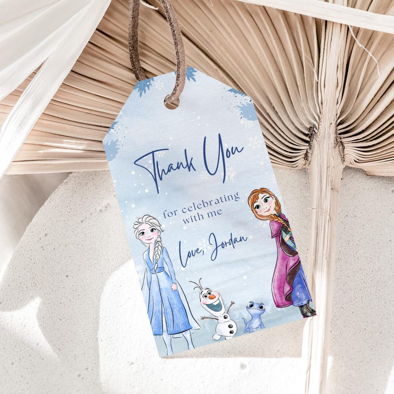 Frozen Name Tag - Etsy