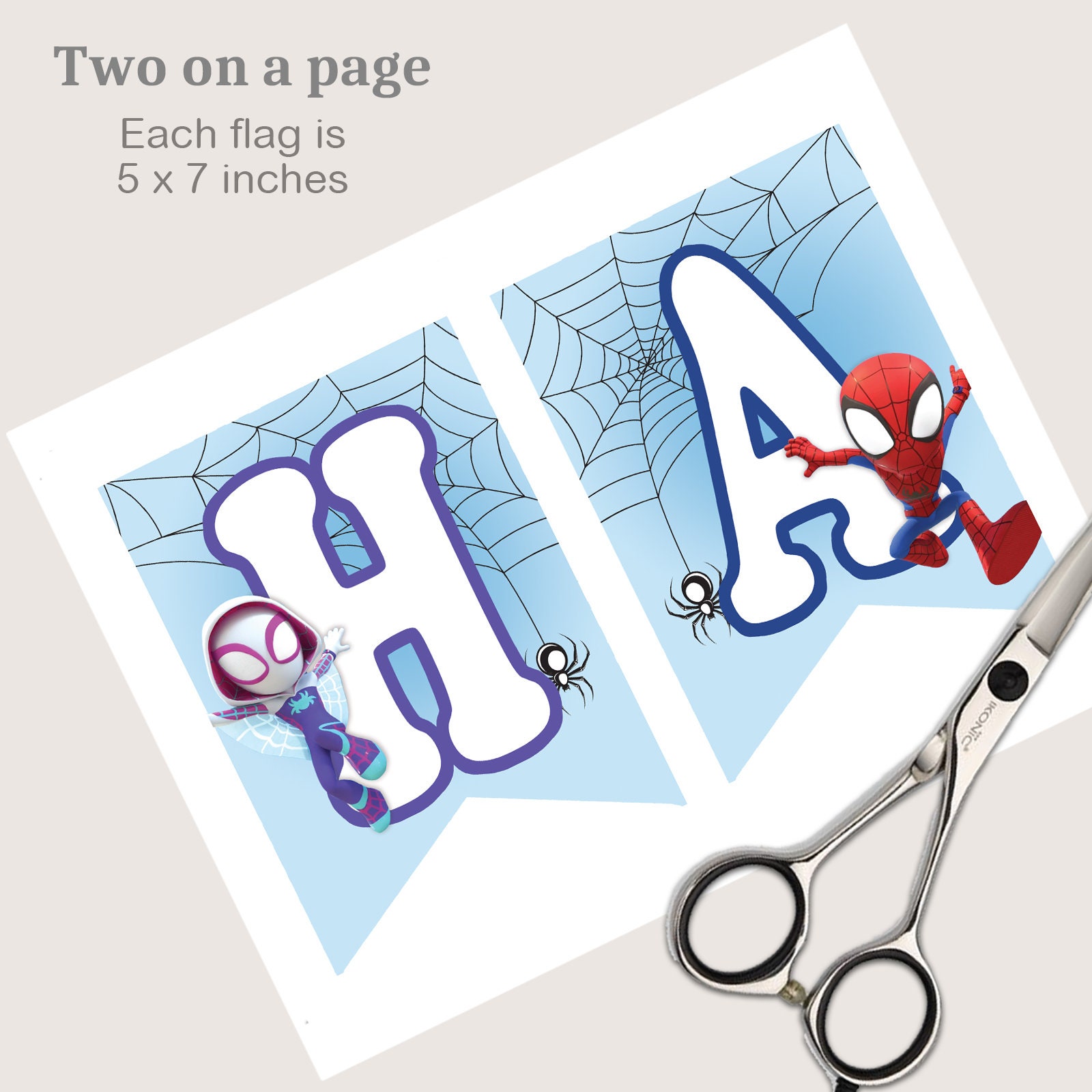 Spidey Birthday Banner Spidey and His Amazing Friends Happy Birthday ...