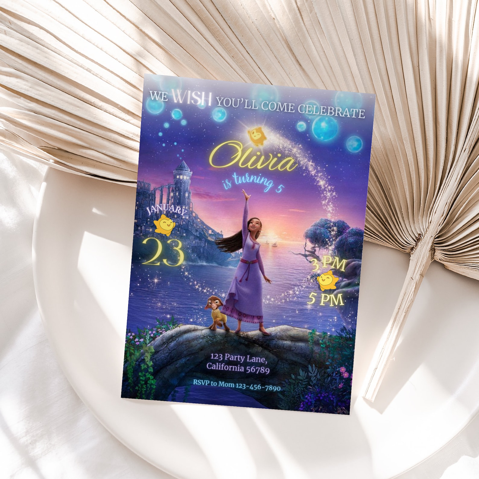 Wish Birthday Invitation Wish Invitation Wish Party Invitation Wish ...