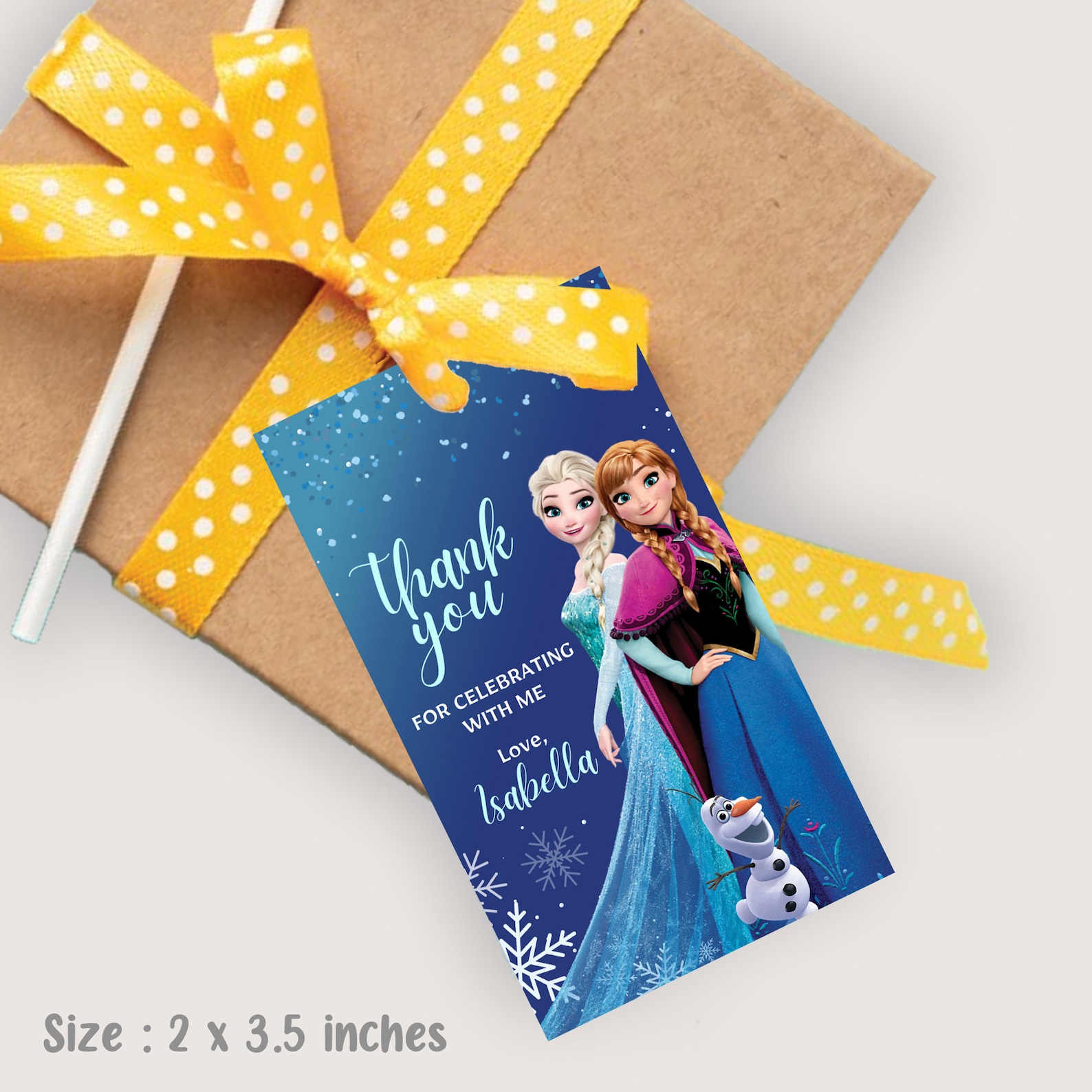 Frozen Favor Tags Frozen Thank You Tags Frozen Birthday Gift Tags Elsa ...
