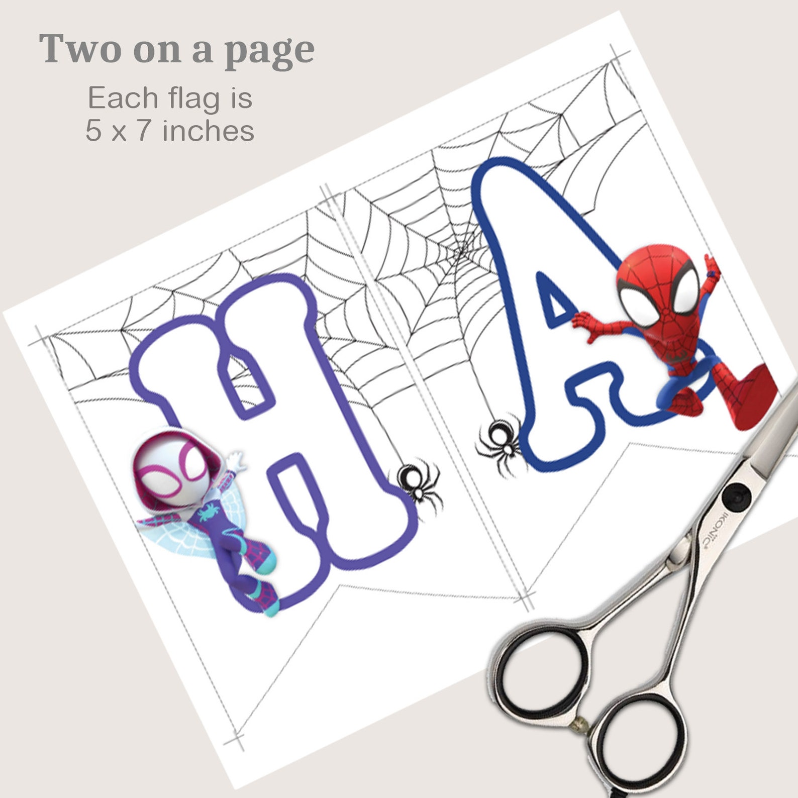 Spidey Birthday Banner Spidey and His Amazing Friends Decoration Ghost ...