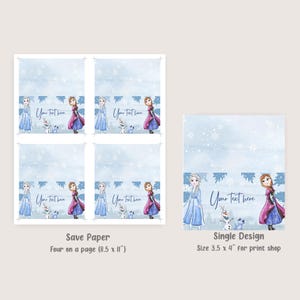 Frozen Food Tent Frozen Birthday Tent Card Frozen Food Label Elsa Food ...