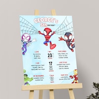 Spiderman Welcome Sign Template Instant Download, Editable Spider-man ...