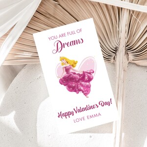 Princess Valentine Day Card Princesses Valentine's Day Cards Princesses ...