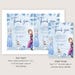 Frozen Thank You Card Frozen Thank You Note Frozen Birthday Elsa Thank ...