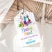 Numberblocks Thank You Tag Numberblock Favor Tags Number Blocks ...