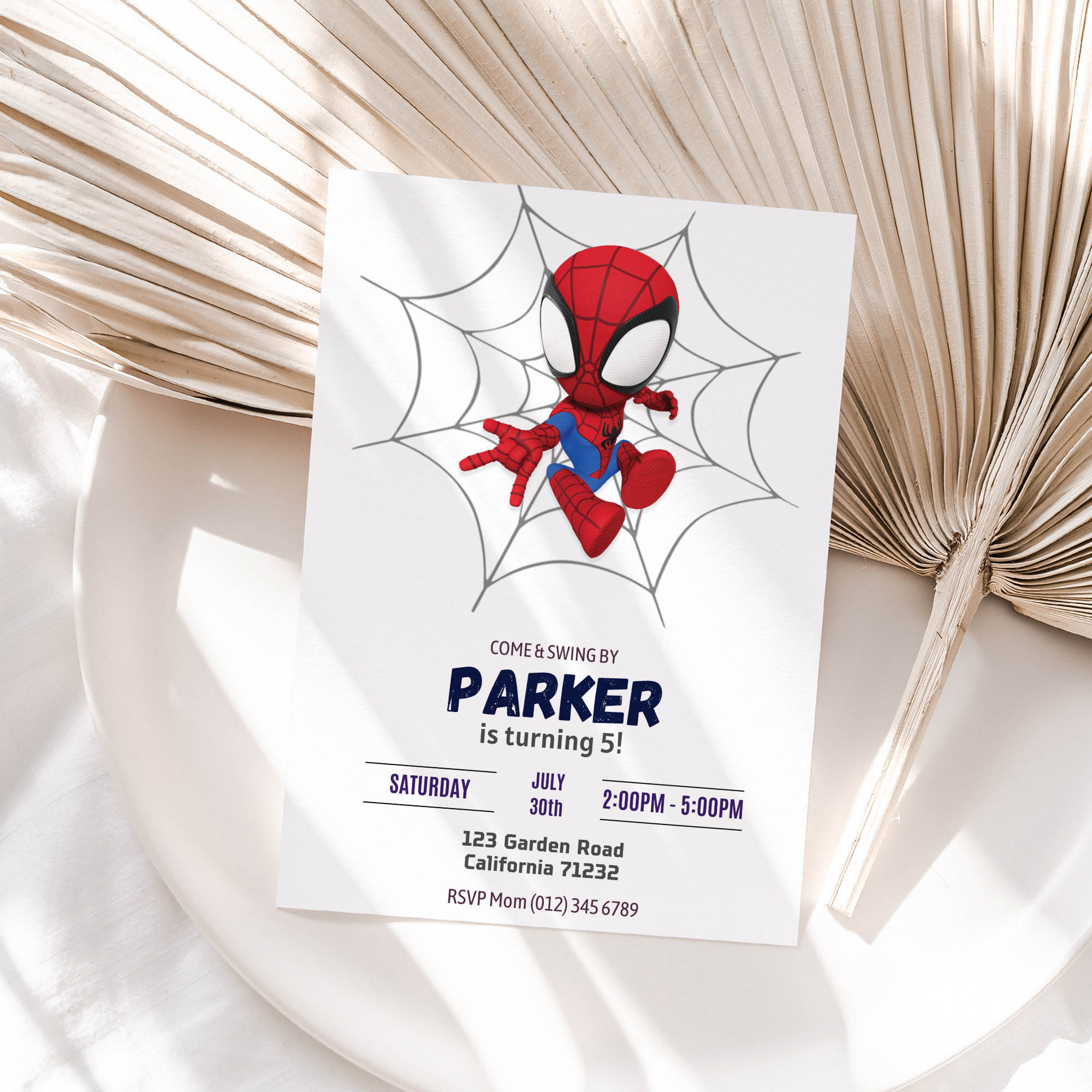 Spidey Invitation Spidey and His Amazing Friends Birthday Invitation ...