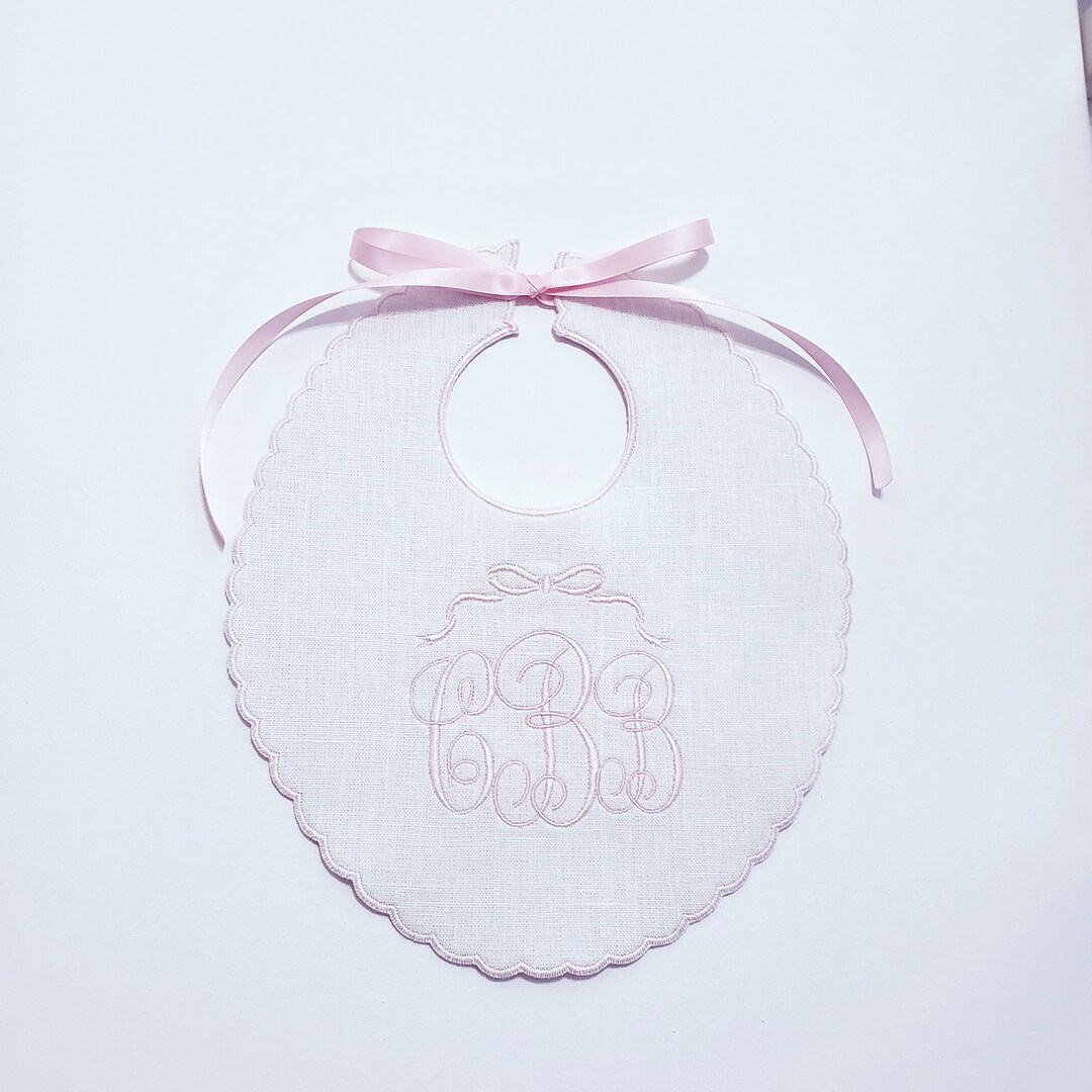 Keepsake Monogrammed 1st Birthday Bib / Cake Smash Bib/ Personalized ...