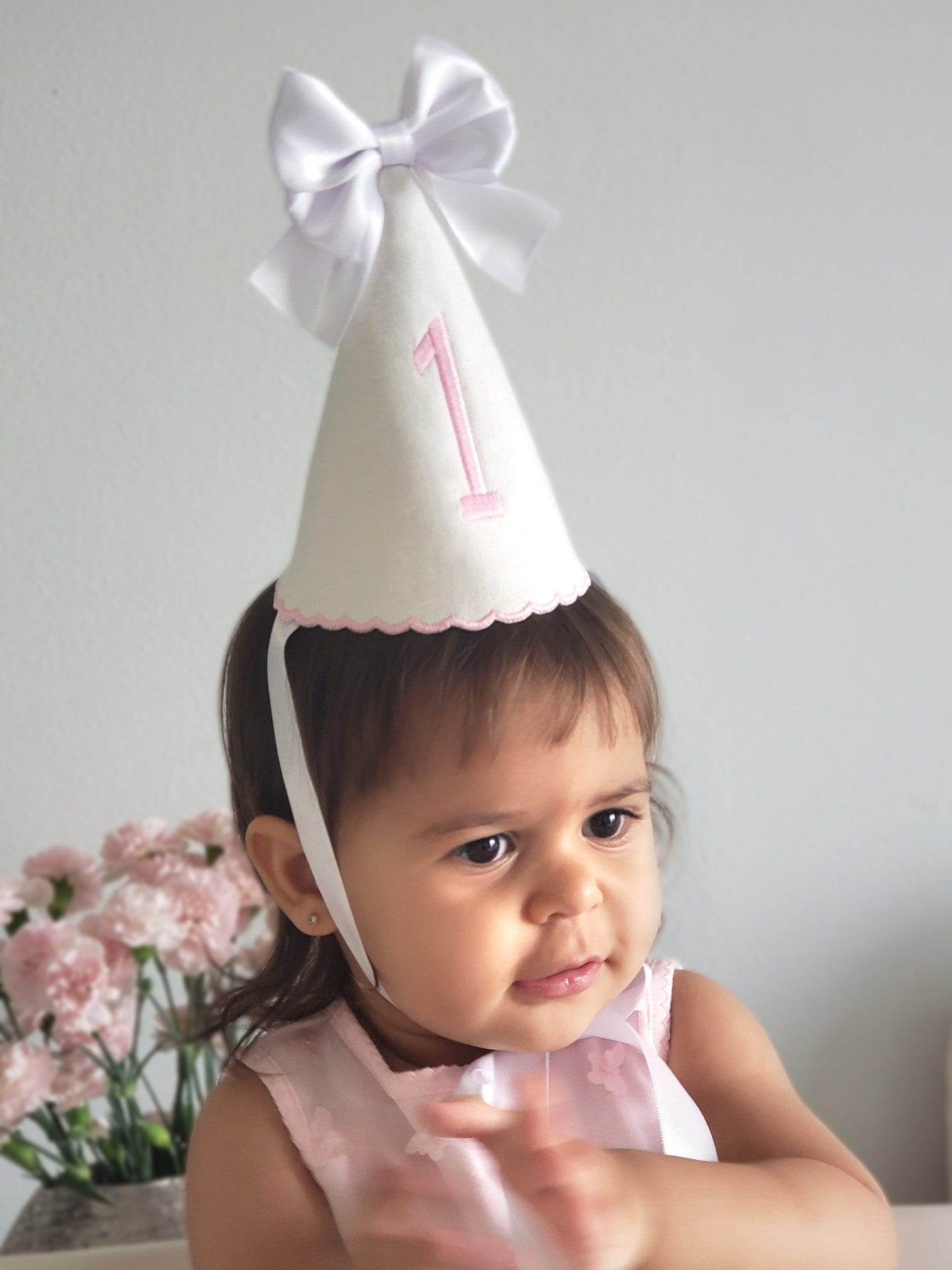 1 Birthday Hat/ 1st Birthday Hat/ Personalized Birthday Hat for Any Age ...