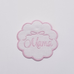 Mama Embroidery Pin With Bow / Mama to Be Sign / Mom Baby Shower Bow ...