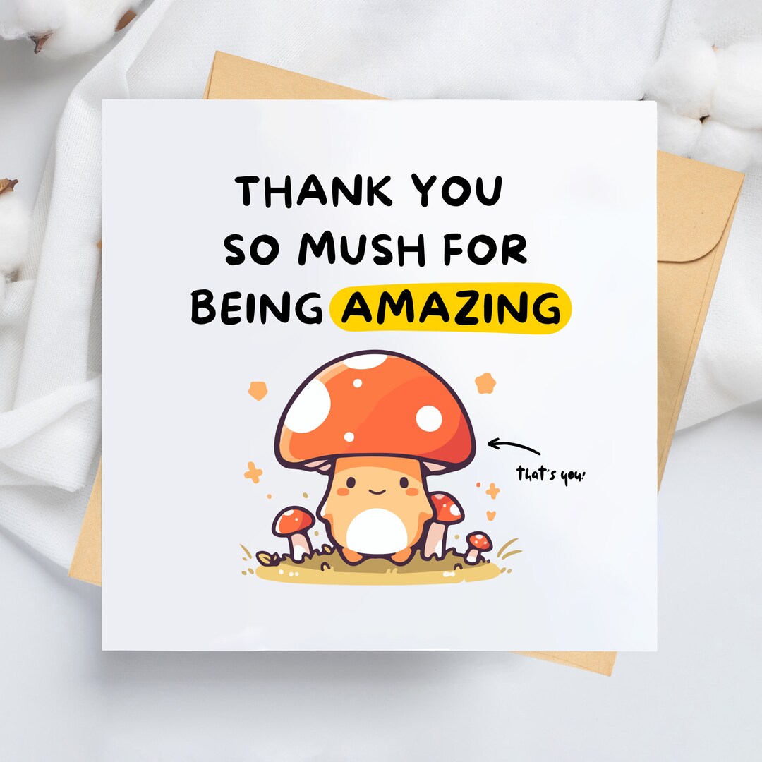 Thank You so Mush - Thank You Card, This is Your Reminder You're ...