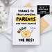 Printable Thank You Card for Parents - Truly Amazing Parents, Funny ...