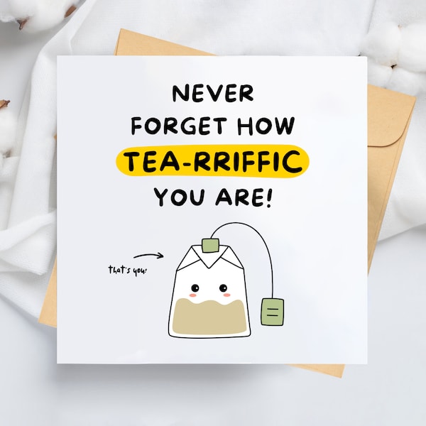 Tea Pun - Etsy