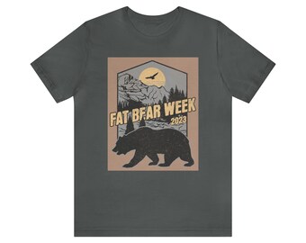 Fat Bear Week Bear 747 Fat Bear 2022 Katmai Alaska Shirt - Etsy