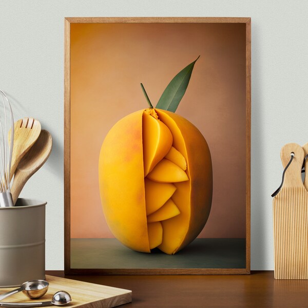 Mango Print - Etsy