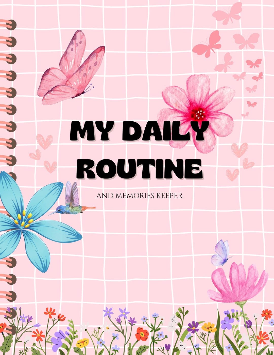 Daily Routine and Memories Keeper- Journal for Girls - Etsy