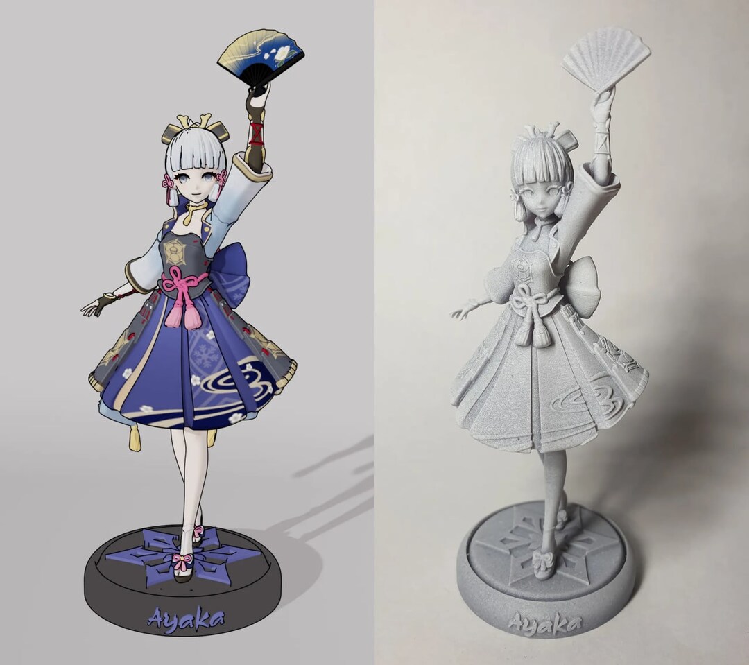 Ayaka Genshin Impact Love Stl 3d Print Digital File Sale - Etsy UK