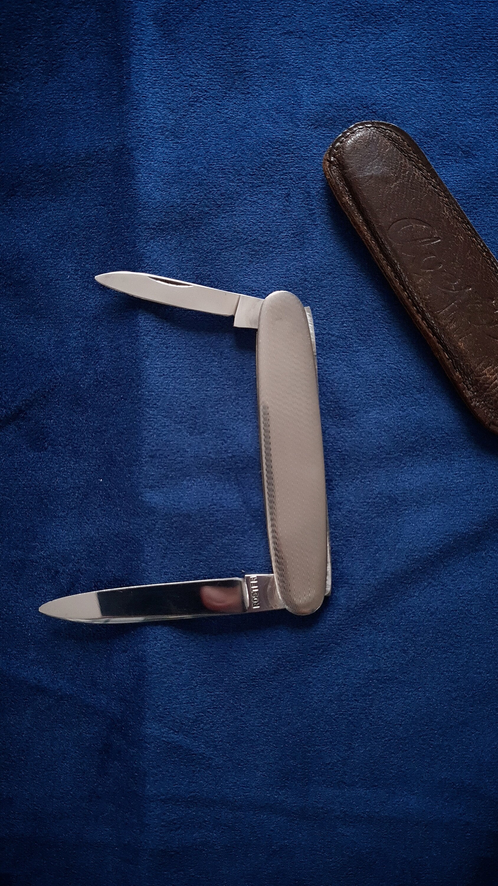 Vintage EKA Eskilstuna Sweden 2-blade Stainless Steel Folding Pocket ...