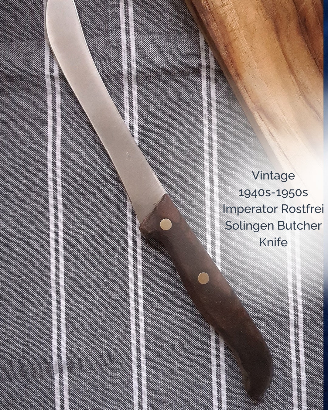 Vintage 1940s-1950s Imperator Rostfrei Solingen Butcher Knife - Etsy