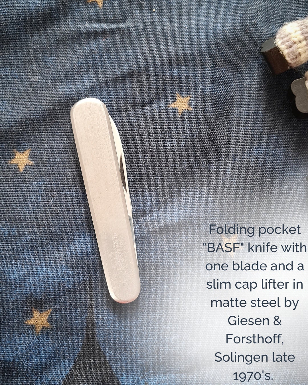 Folding Pocket basf Knife With One Blade and a - Etsy