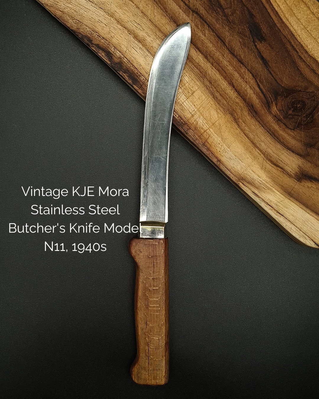 1940s KJE Mora N11 Swedish Hunting Butcher Knife by Krång-johan ...