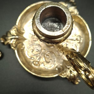 Haunted Mansion Elegance: Vintage German Rococo Candlesticks for ...