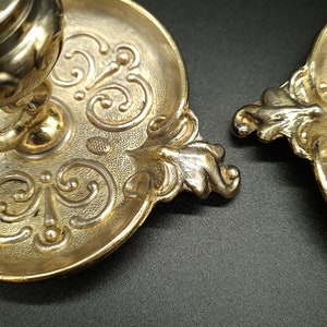 Haunted Mansion Elegance: Vintage German Rococo Candlesticks for ...