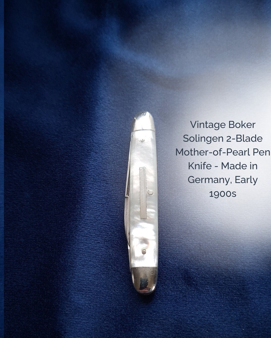 Vintage Boker Solingen 2-blade Mother-of-pearl Pen Knife Made in Germany, Early 1900s - Etsy