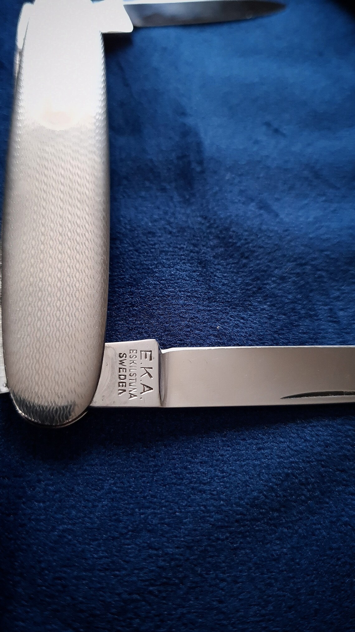 Vintage EKA Eskilstuna Sweden 2-blade Stainless Steel Folding Pocket ...