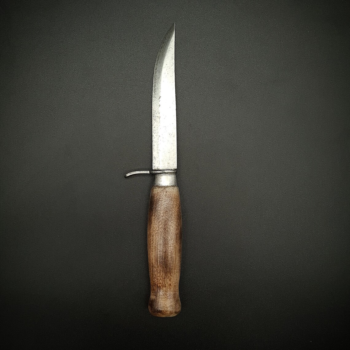 Vintage Frost Laminated Steel Knife With Birch Handle and Guard, Set No ...