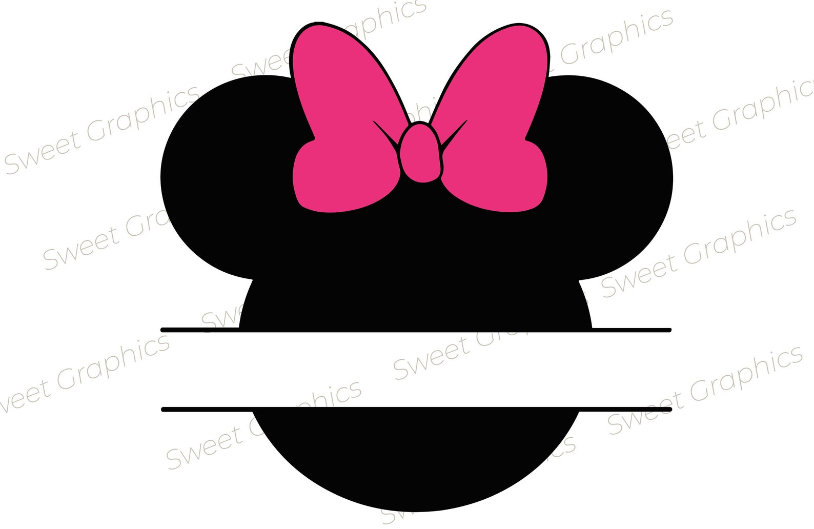 Minnie Monogram Svg - Etsy