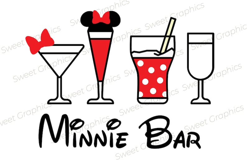 Minnie Bar Svg - Etsy