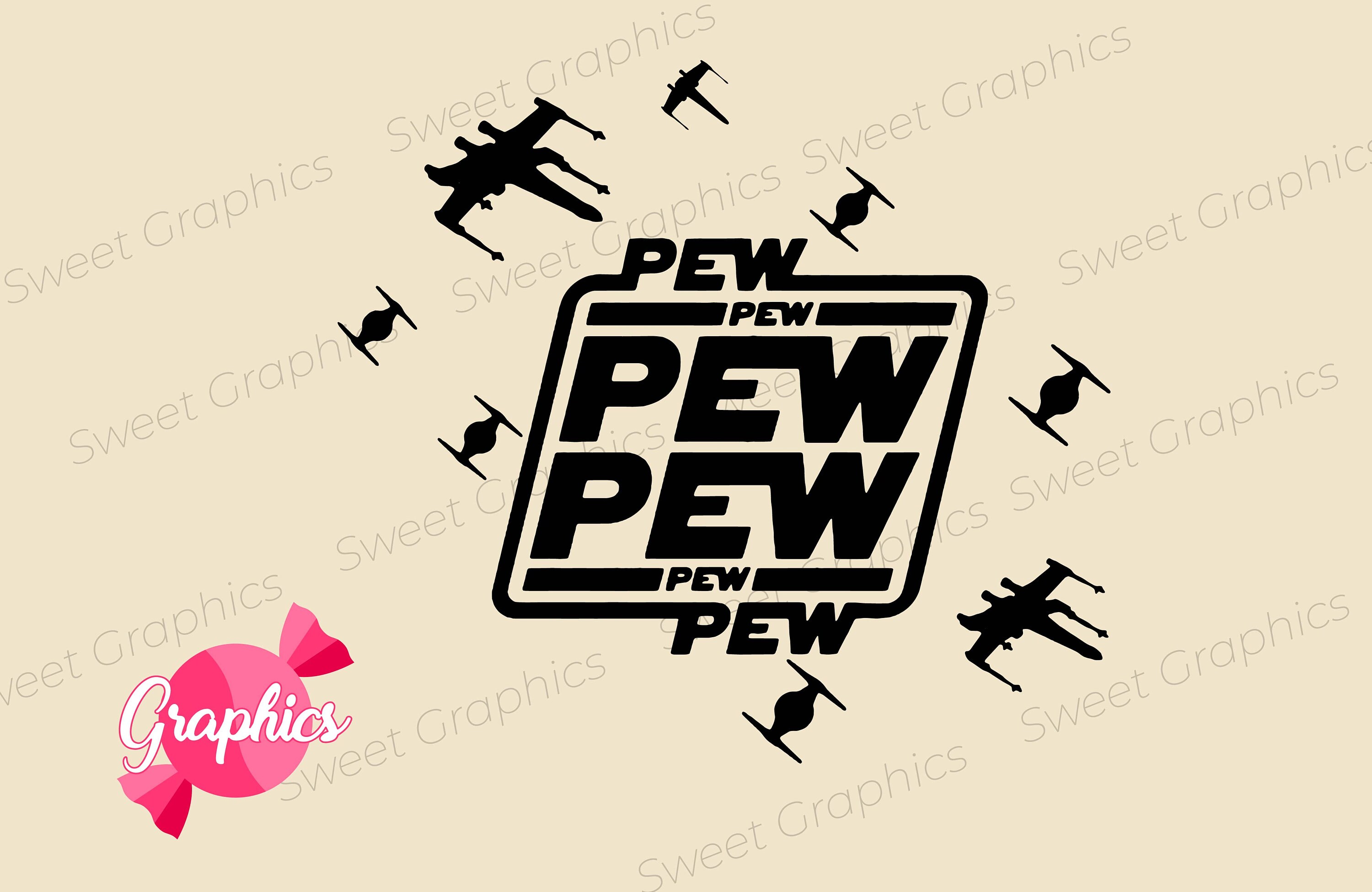 Pew Pew Pew SVG - Etsy