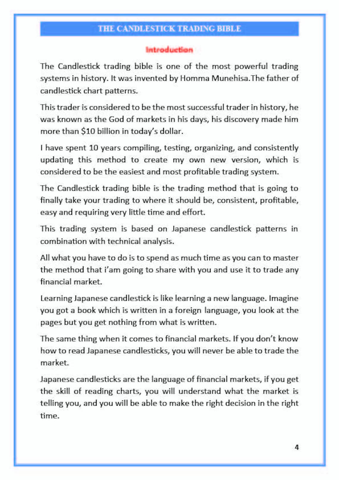 The Candlestick Trading Bible - Etsy