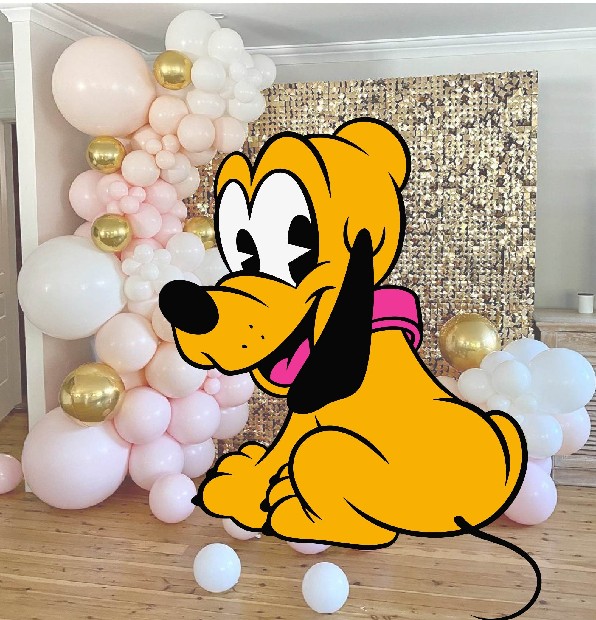 Baby Pluto Big Decor Cutout, Vector File That is Scalable to Any Size ...