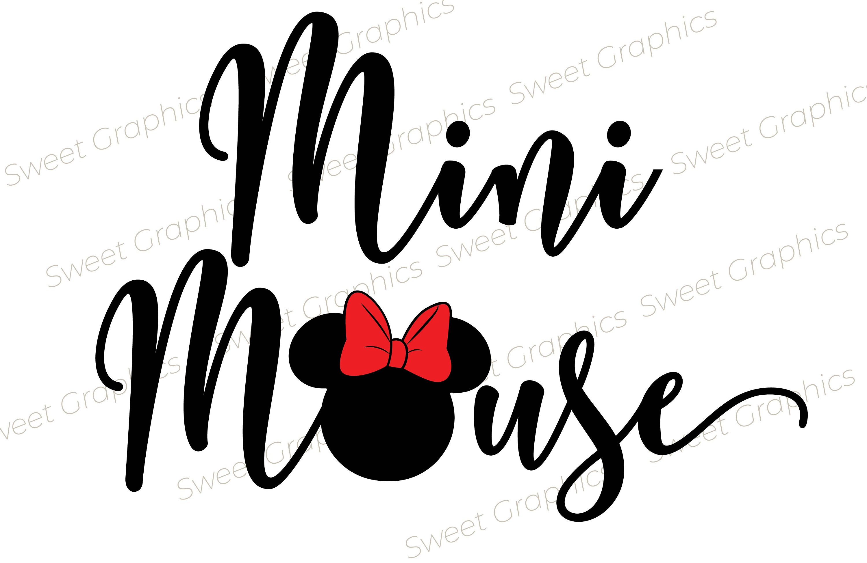 Mini Mouse Svg - Etsy