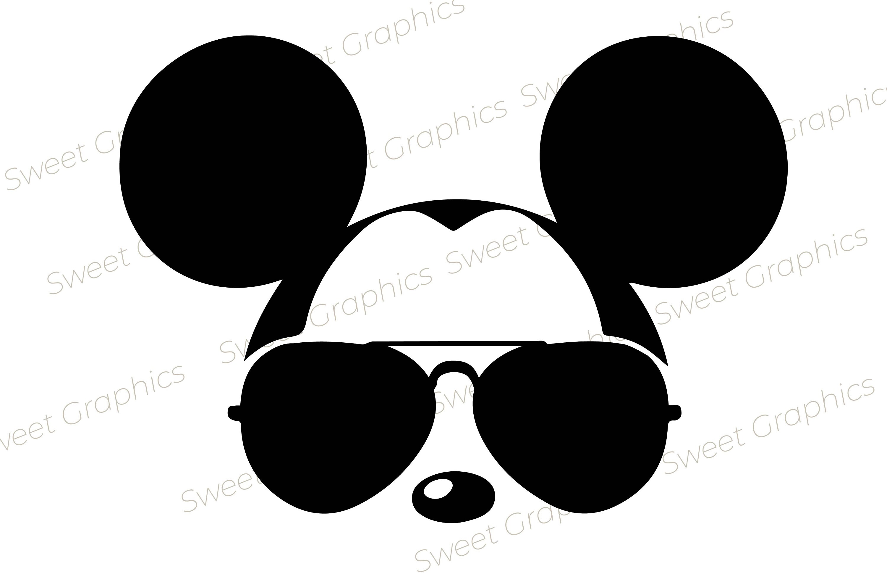 Mickey Glasses Svg - Etsy