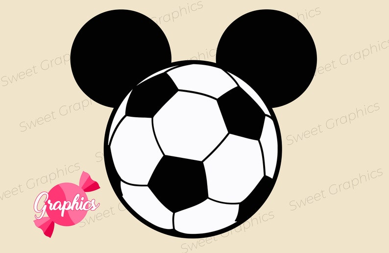 Mickey Soccer SVG - Etsy