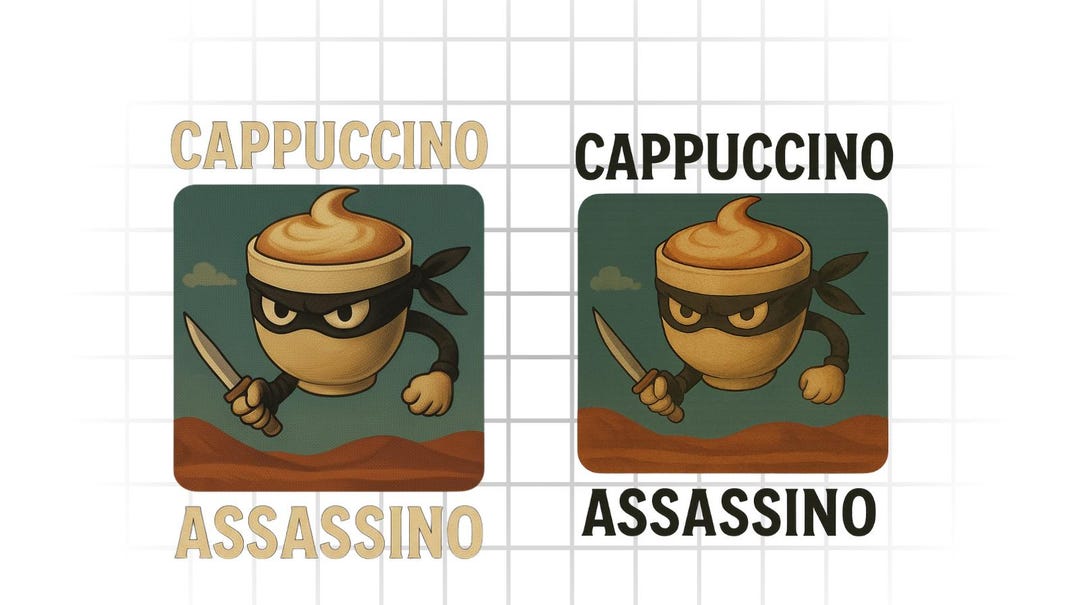 Cappuccino Assassino Meme PNG, Funny Humor Clipart (digital Download ...